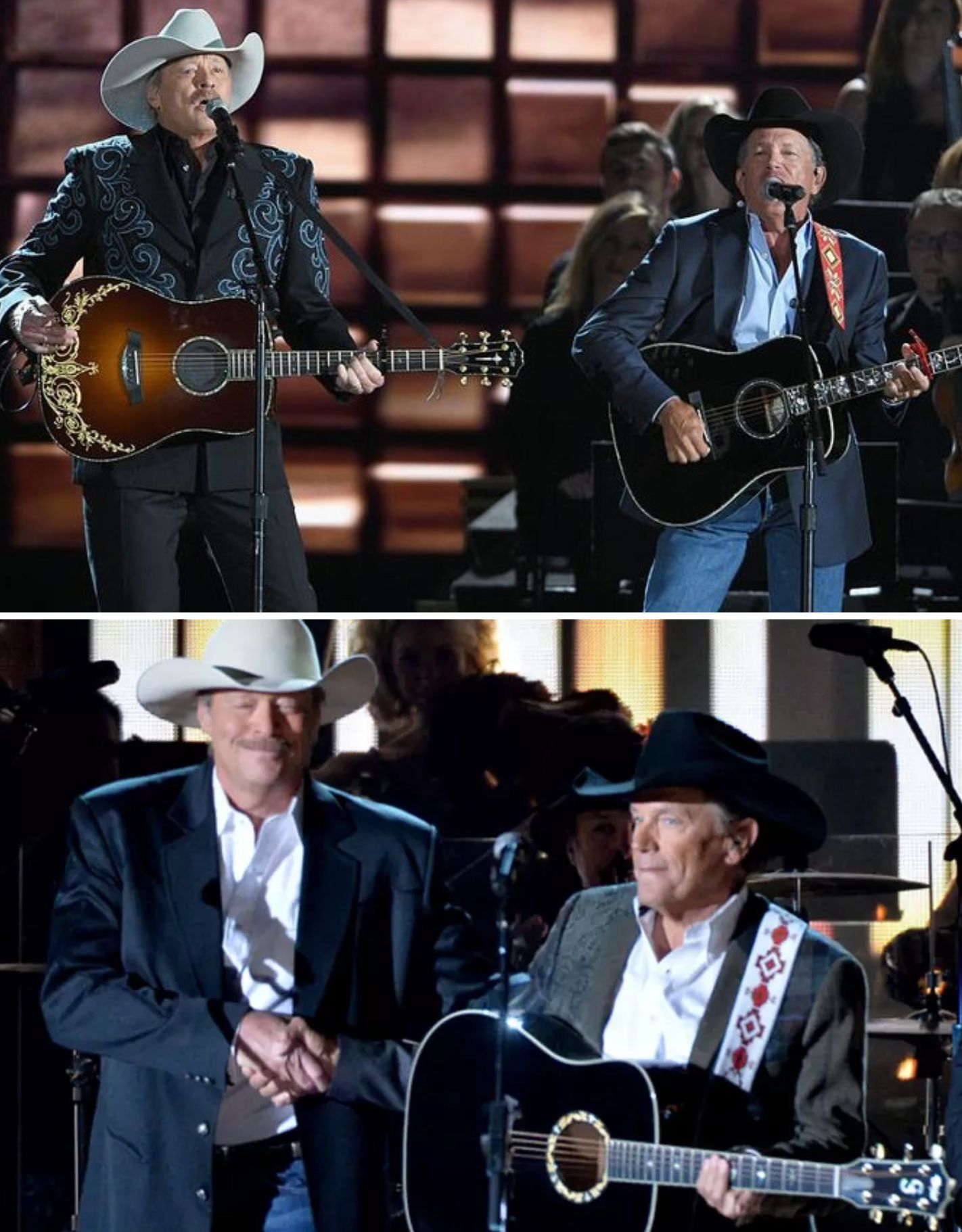 Alan Jackson & George Strait – “Remember When” & “Troubadour” (Live at ...