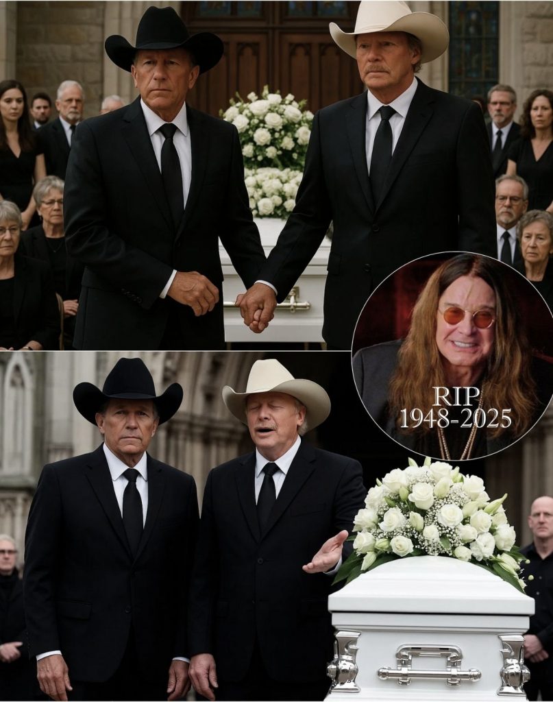 George Strait and Alan Jackson walked side by side into the quiet ...